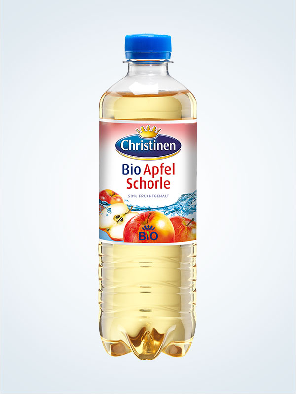 Apfelschorle in hochwertiger Bio-Qualität