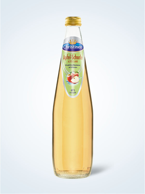 Apfelschorle in hochwertiger Bio-Qualität