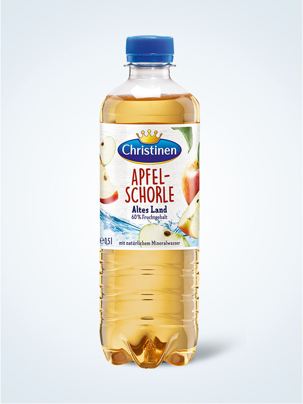 Apfelschorle in hochwertiger Bio-Qualität