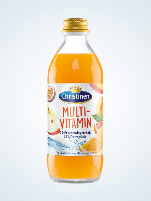 Multivitamingetränk mit 20% Fruchtgehalt - Multivitamin von Christinen